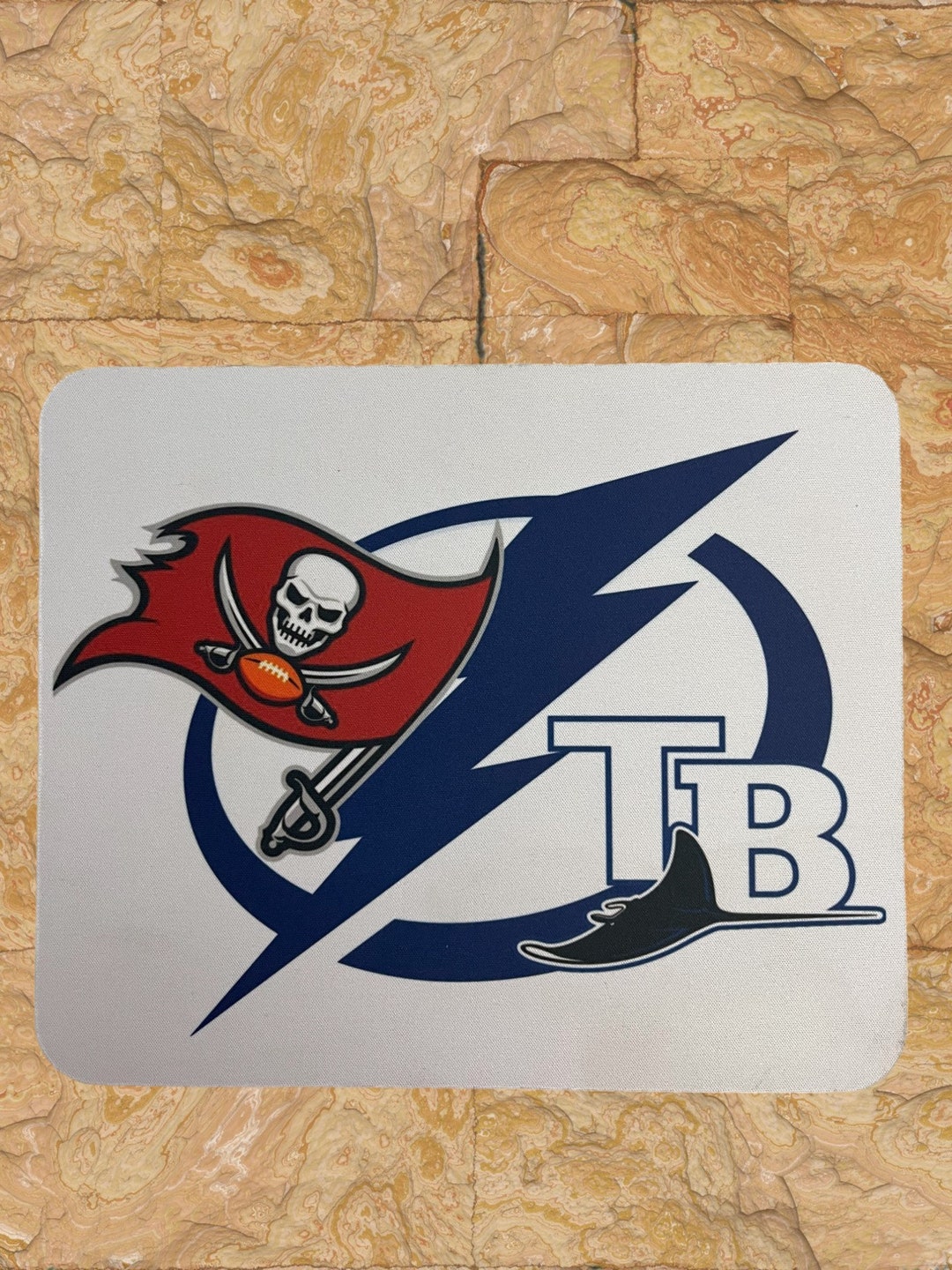 Tampa Bucs, Rays & Lightning Logo Mouse Pad / Desk Accessories, Desk ...