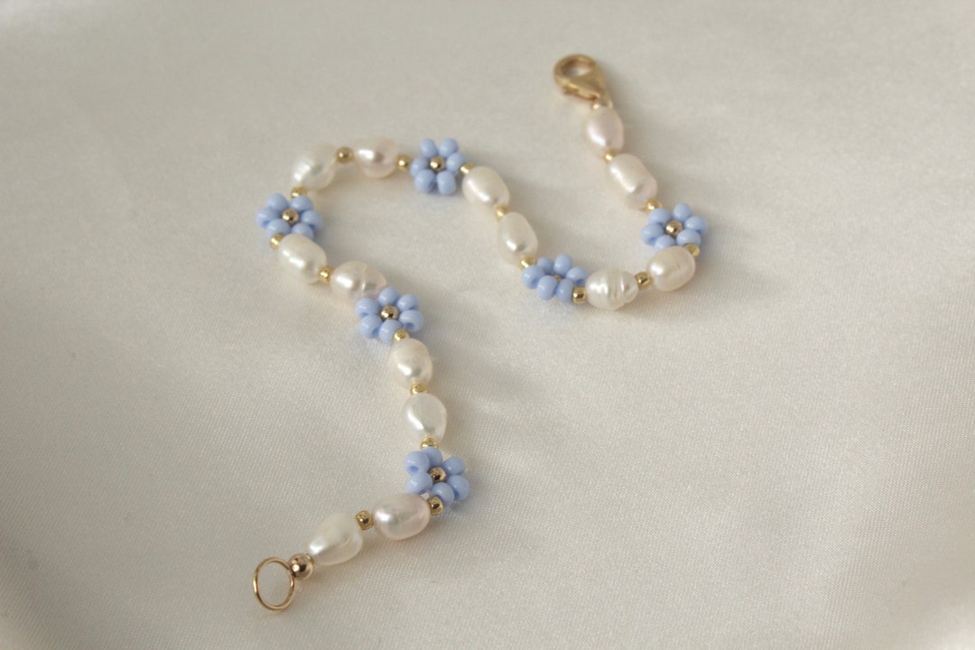 Pearl Daisy Chain - Etsy