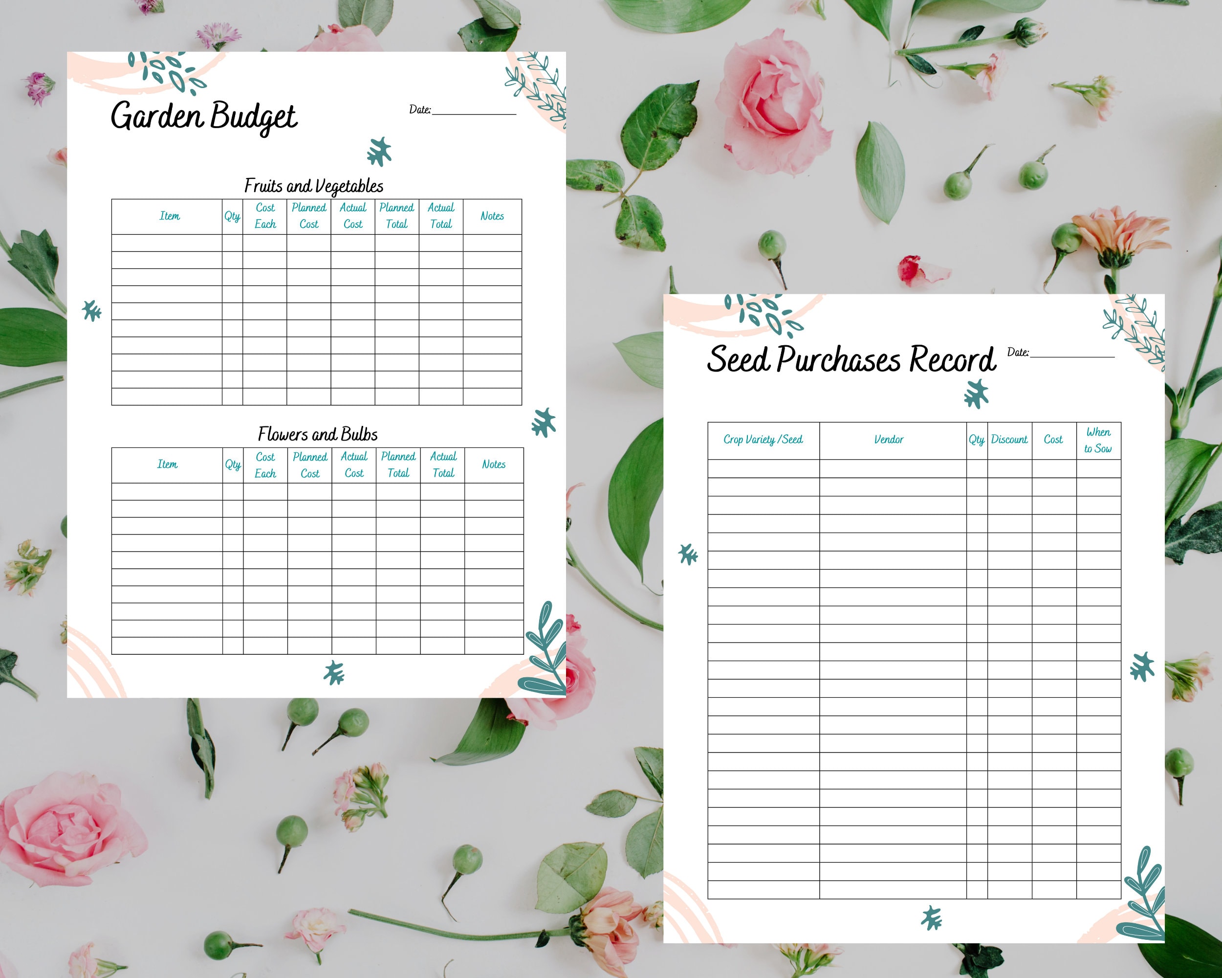 Seed Planner, Seed Planting Guide, Seed Planting Tracker, Seed Calendar ...