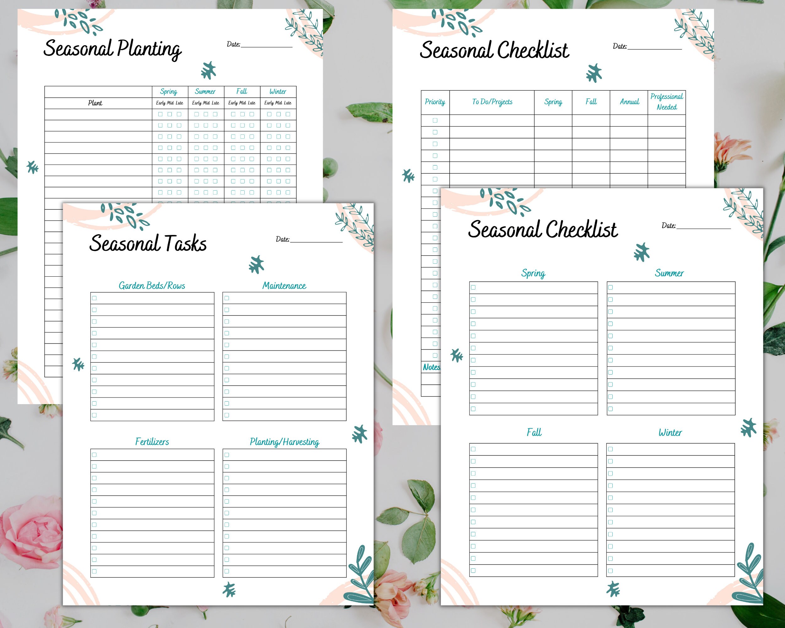Seed Planner, Seed Planting Guide, Seed Planting Tracker, Seed Calendar ...