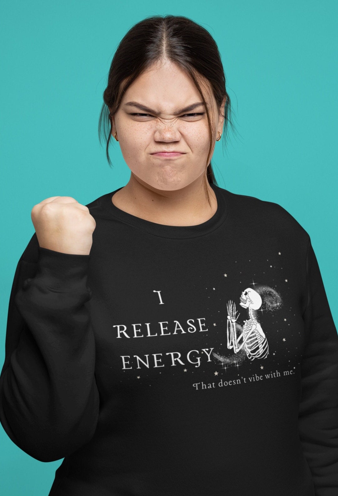 Spiritual Sweatshirt Good Vibes Gift Positive Energy Shirt Mystical ...