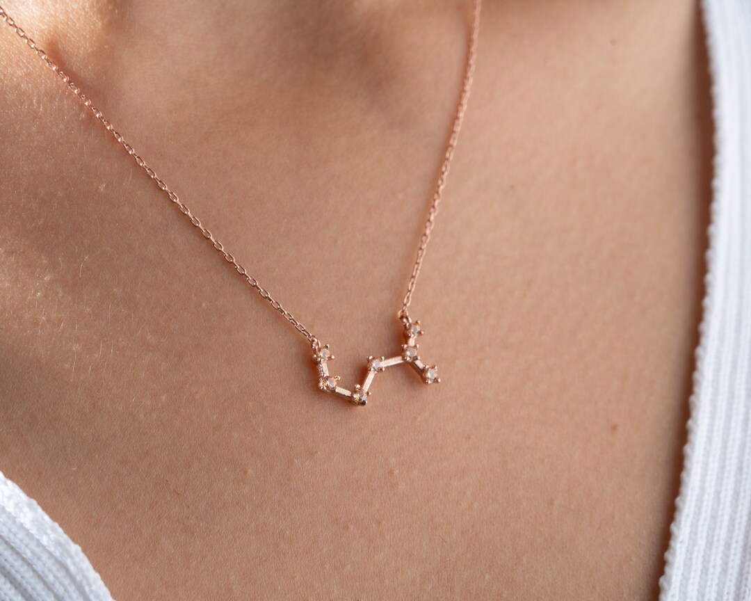 Personalized Constellation Necklace, Zodiac Positions of Zodiac Signs ...