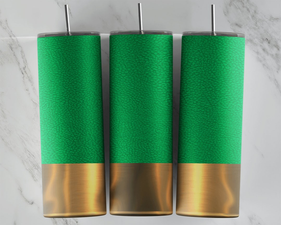 Green Shell Tumbler Wrap PNG for 20oz Tumblers Tumbler Sublimation ...