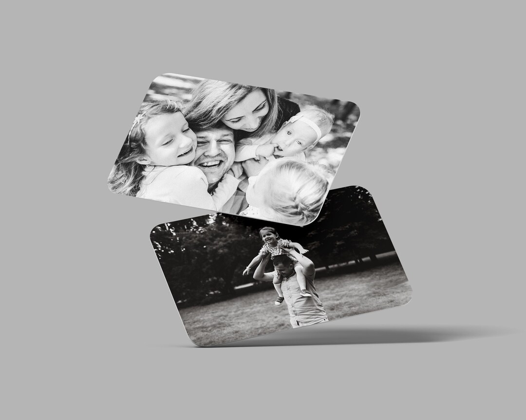 Photo Insert for Wallets - Metal Card With Custom Images/text ...