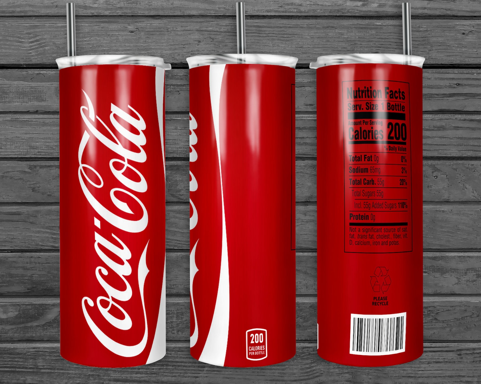Soft Drink Tumbler Wrap - JPG for 20oz Tumblers - Tumbler Sublimation ...