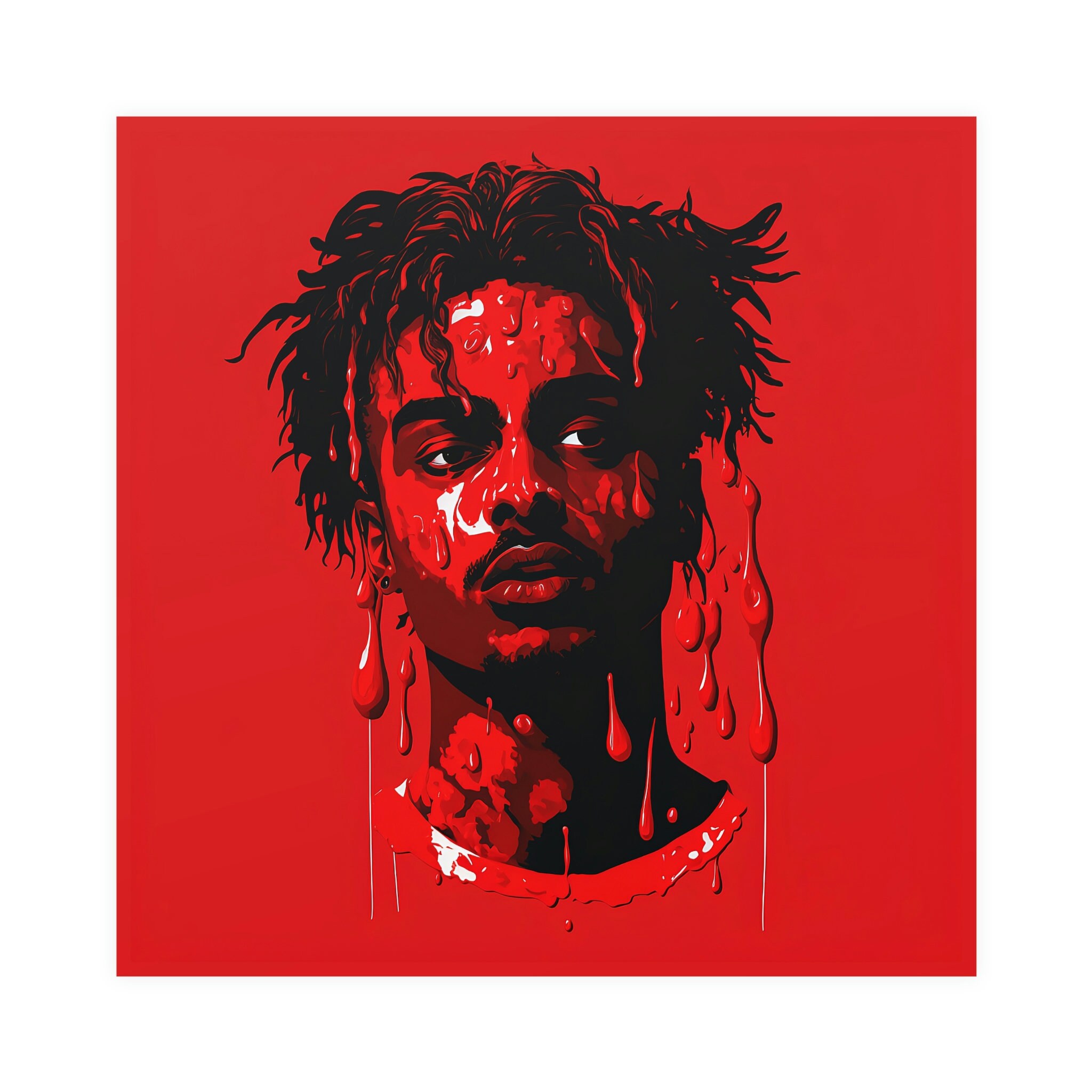Playboi Carti WLR Whole Lotta Red Poster White Opium, Die Lit ...