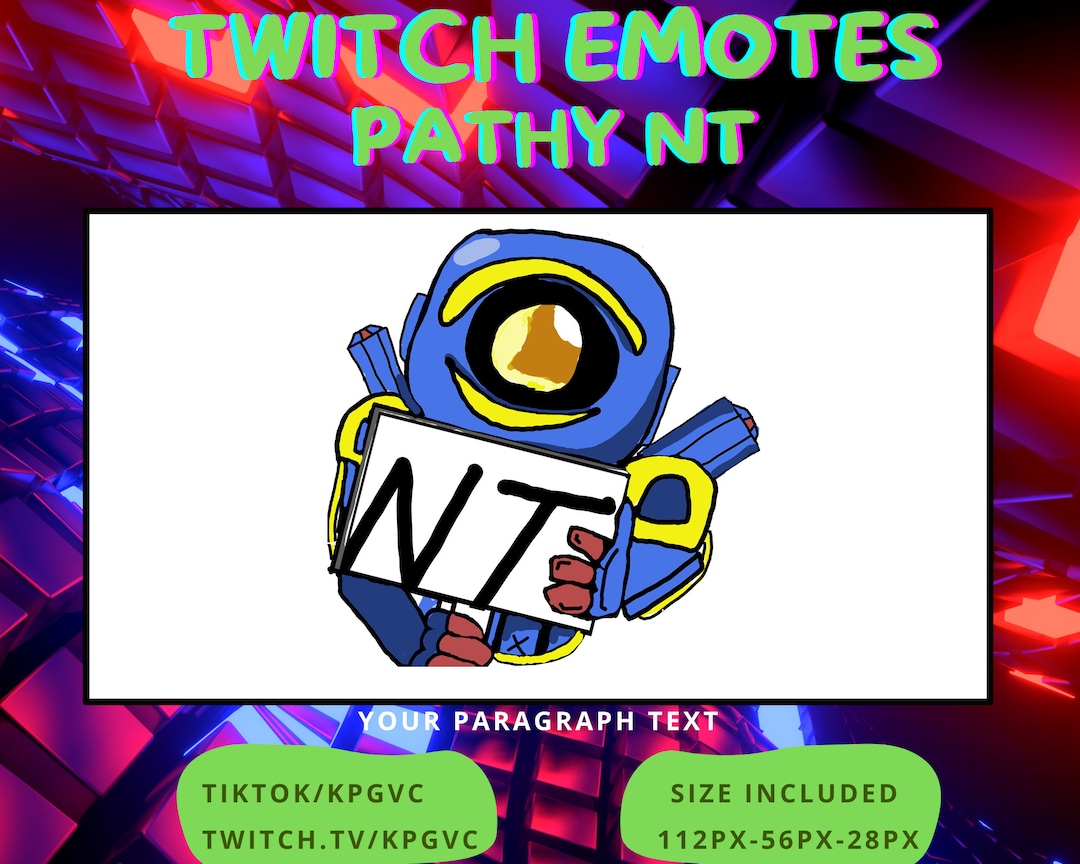 Pathfinder Apex Legends Nice Try NT Streaming Twitch Emote - Etsy