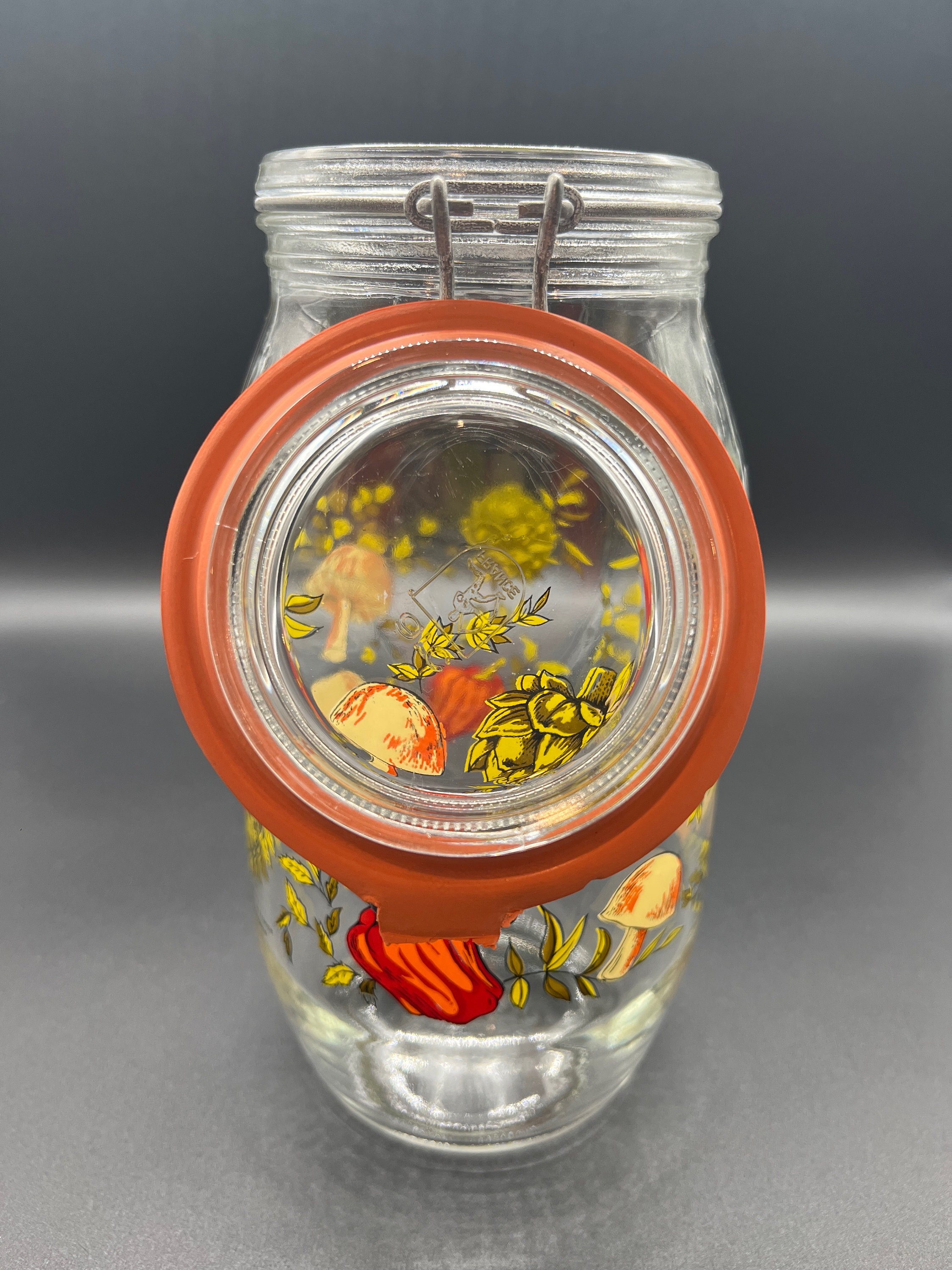 Spice of Life Hinged Glass Canisters by Arc of France, Set of 4 - Etsy