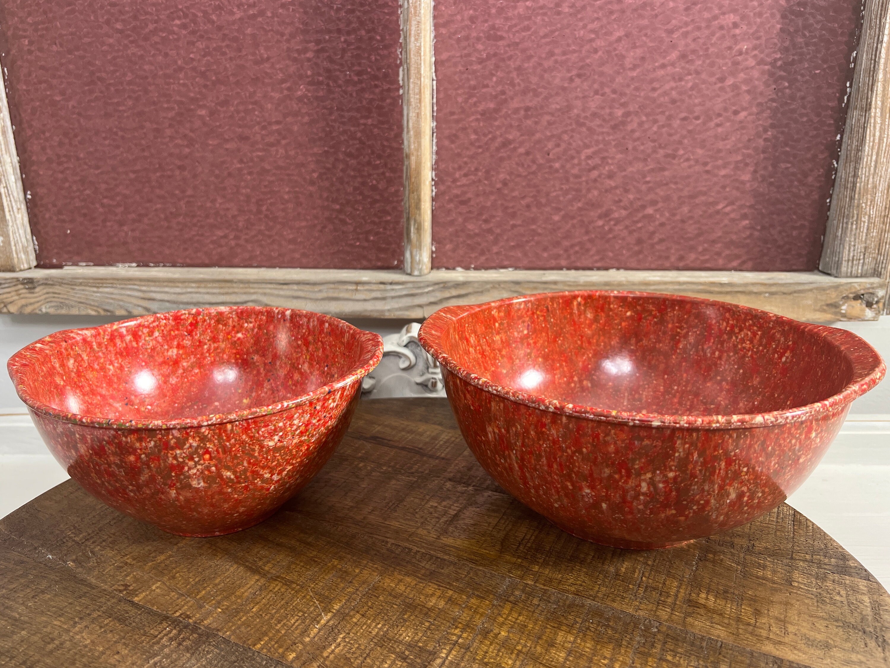 Vintage Confetti Bowls