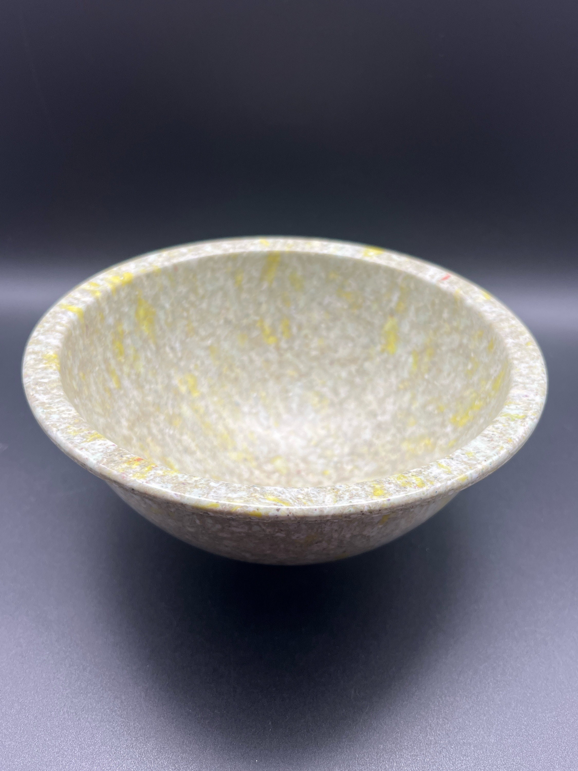 Texas Yellow/gray/brown Splatter Ware Bowl #111, Splatter Ware Melmac ...