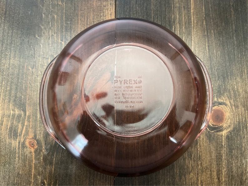 Corning Ware Visions Cranberry 2L Casserole With Original Lid - Etsy