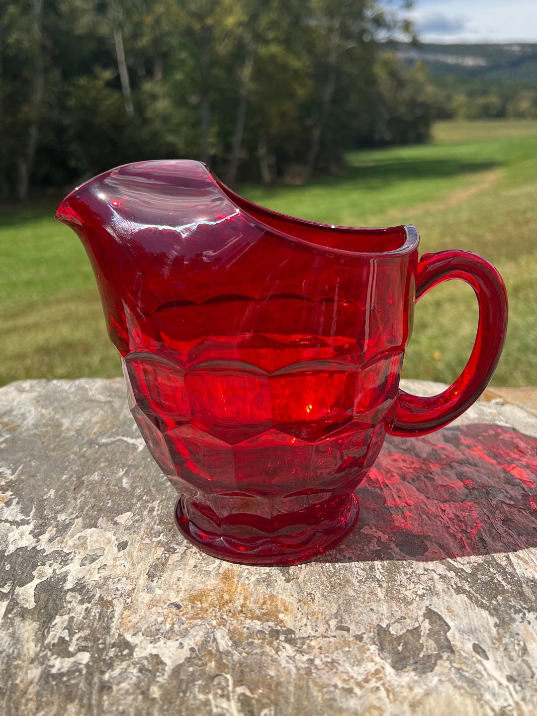 Viking Georgian Ruby 30 Oz. Pitcher - Etsy