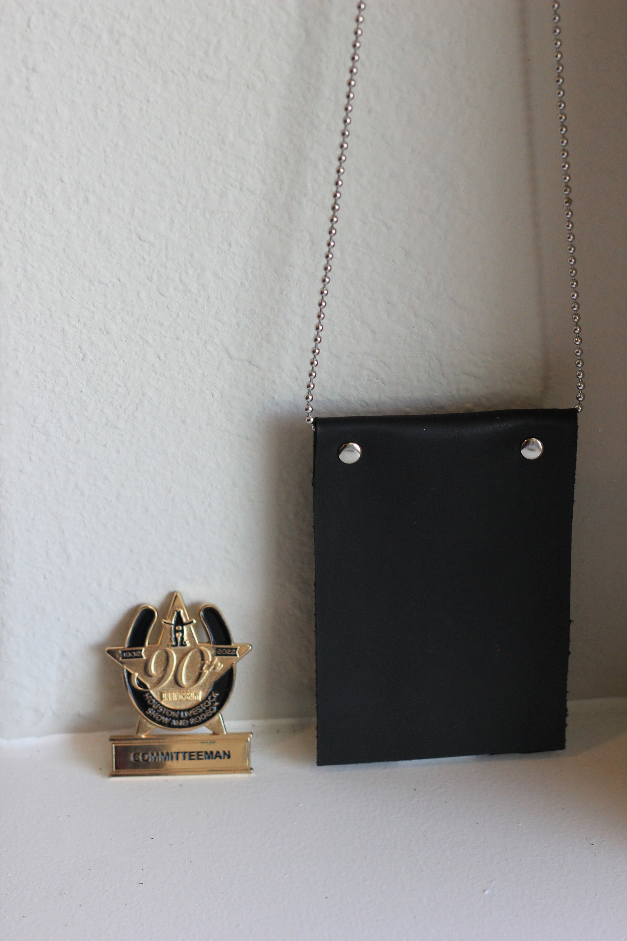 Leather Badge Holder Perfect for Rodeo Committee Badges - Etsy