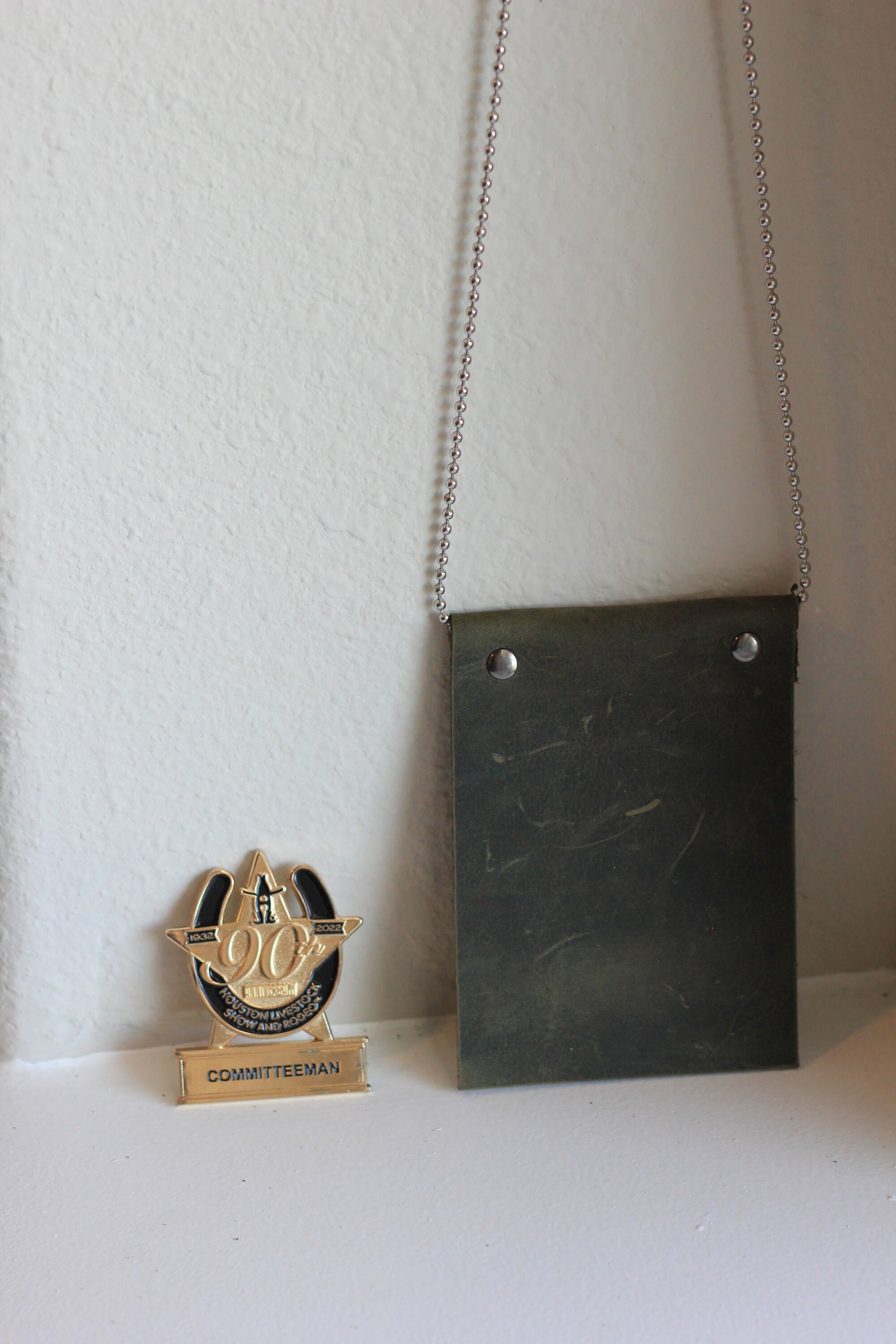 Leather Badge Holder Perfect for Rodeo Committee Badges - Etsy