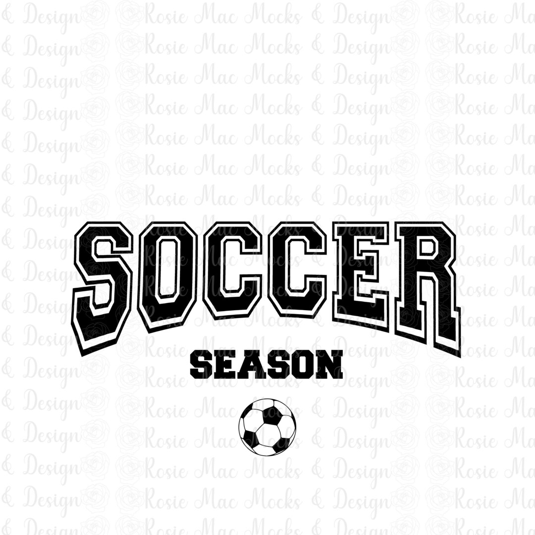 Soccer Season PNG Preppy Soccer Digital Downloads Collegiate Soccer ...