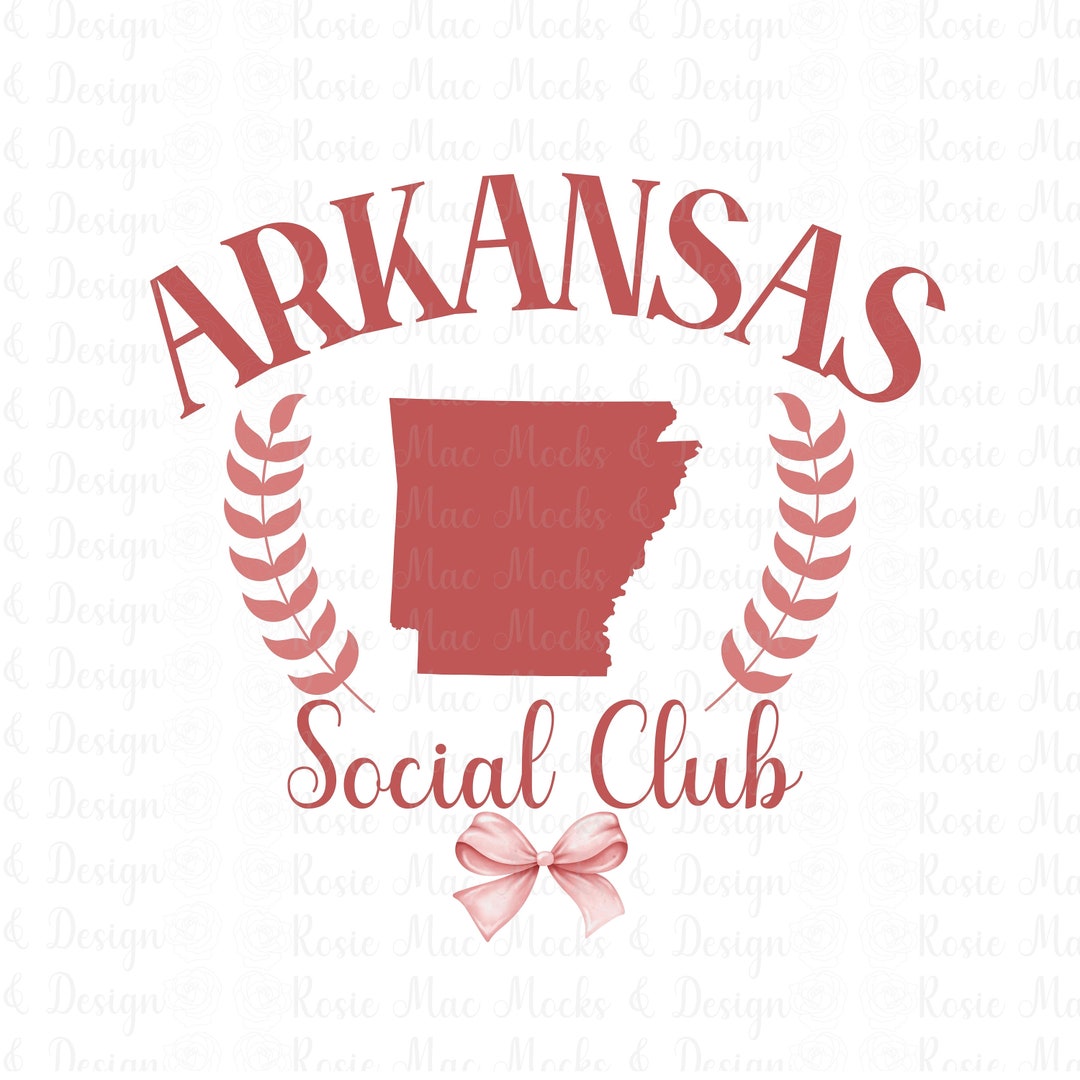 Coquette Arkansas PNG Preppy Social Club Digital Download Cute Girls ...