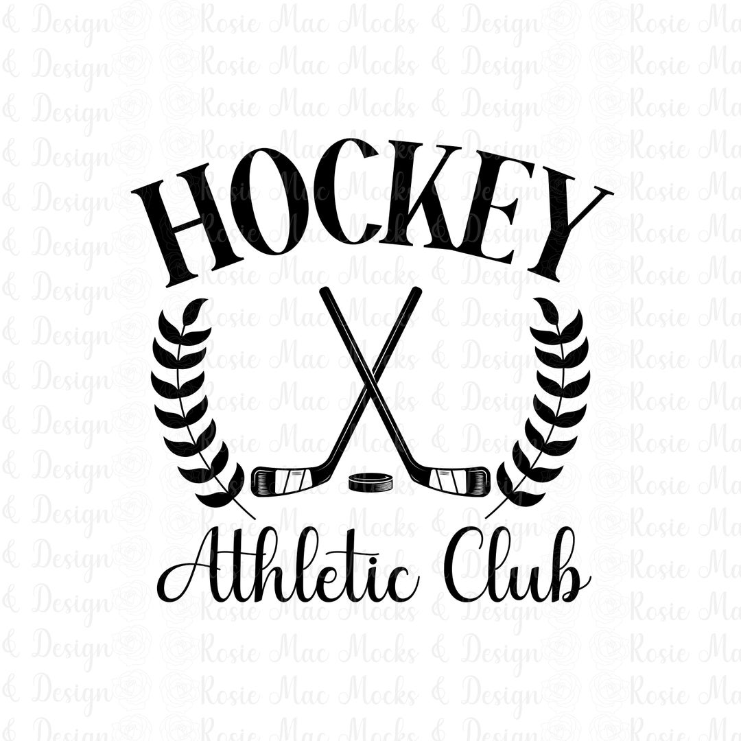 Hockey PNG Preppy Athletic Club Digital Download for Sports Mom Cute ...
