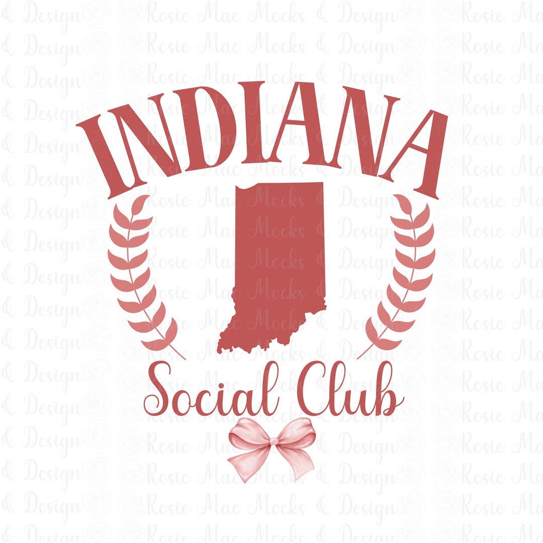 Coquette Indiana PNG Preppy Social Club Digital Download Cute Girls ...