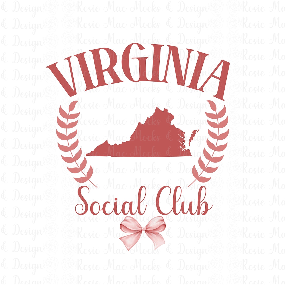 Coquette Virginia PNG Preppy Social Club Digital Download Cute Girls ...