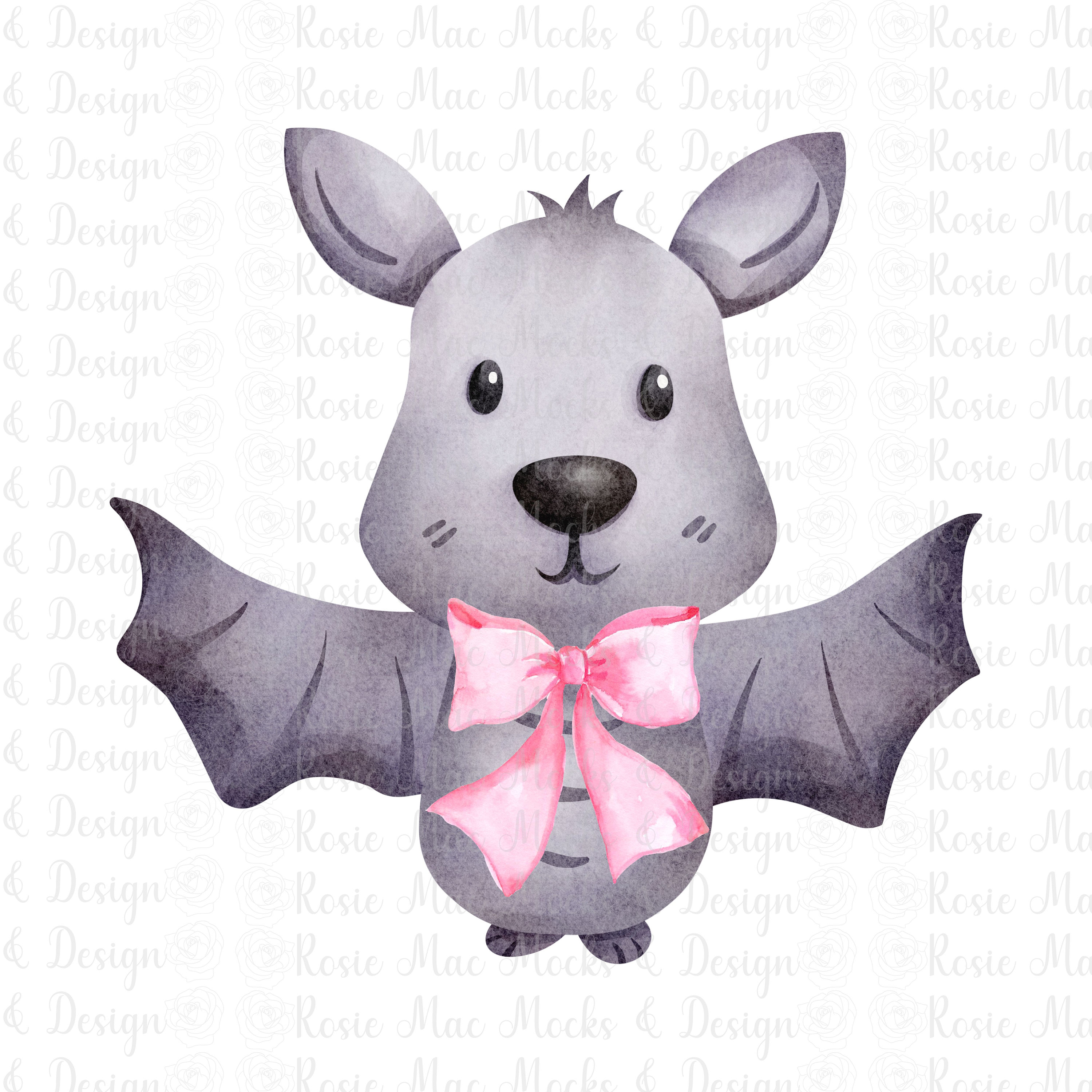 Coquette Bat PNG Cute Watercolor Farm Graphic Vintage Baby Zoo Animals ...