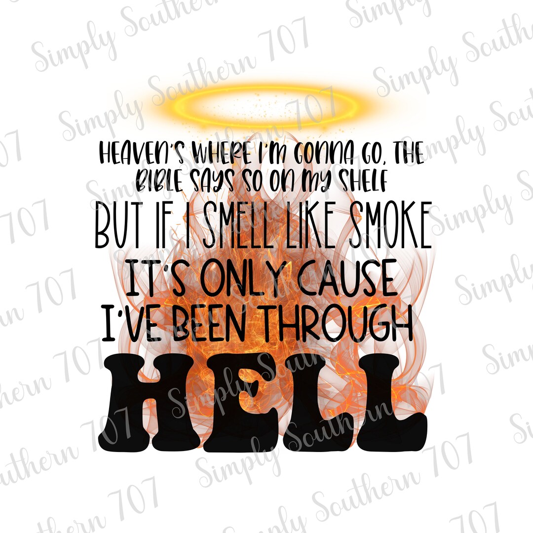 Smell Like Smoke PNG Digital Downloads PNG Download Western Graphic ...