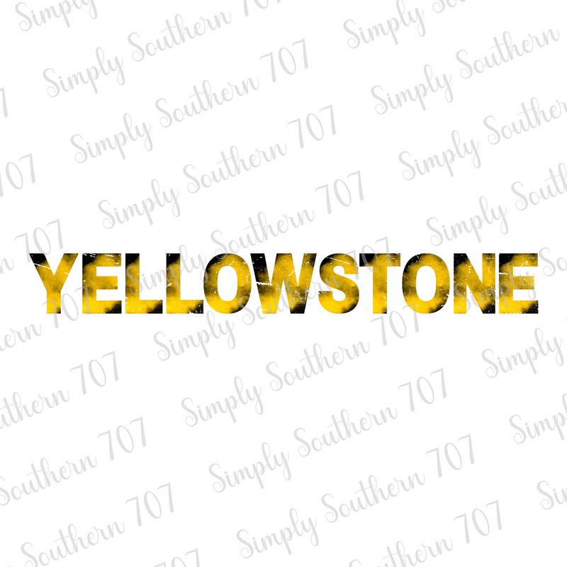 Yellowstone Png - Etsy