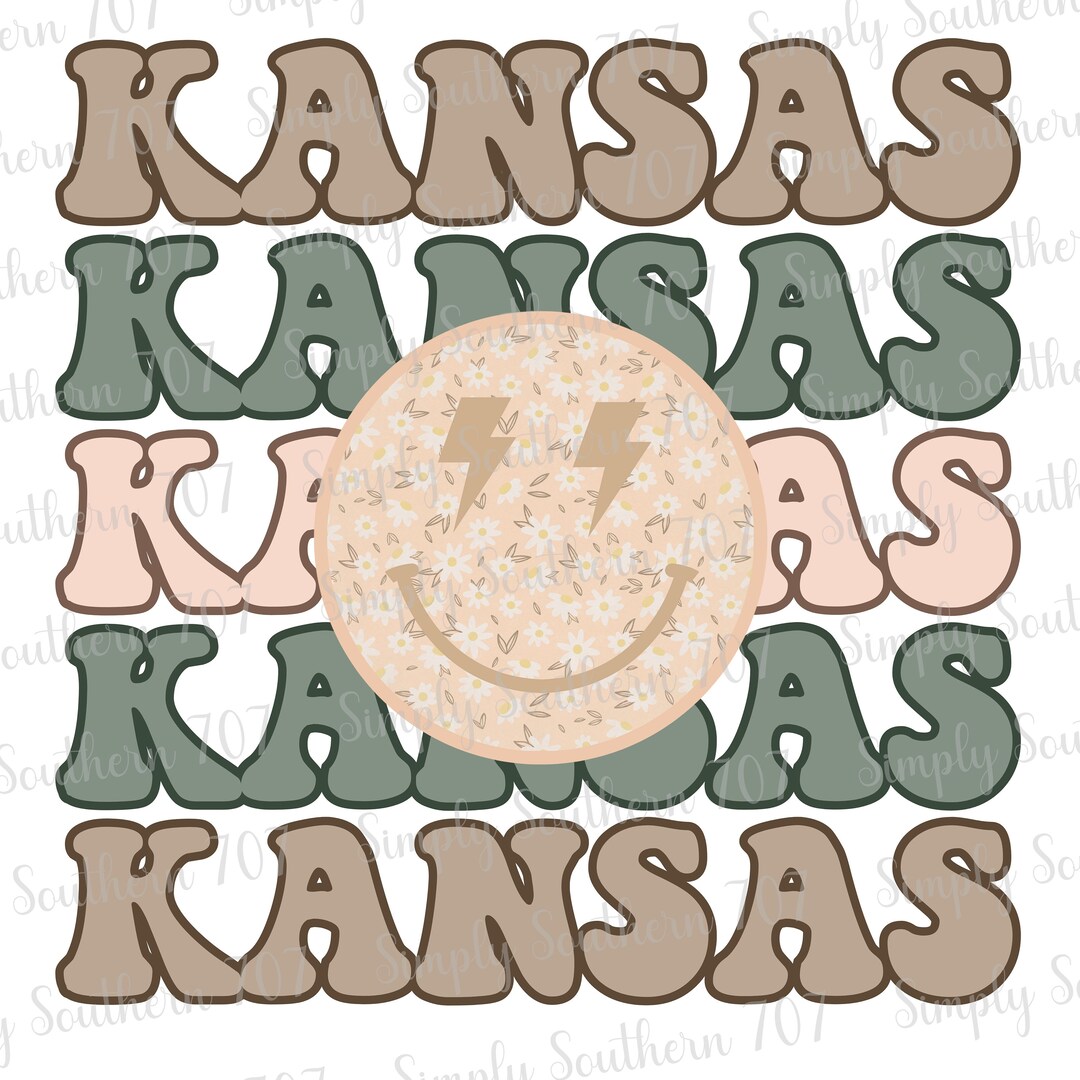 Retro Kansas PNG Beachy Design Boho Floral PNG Coconut Girl Digital ...