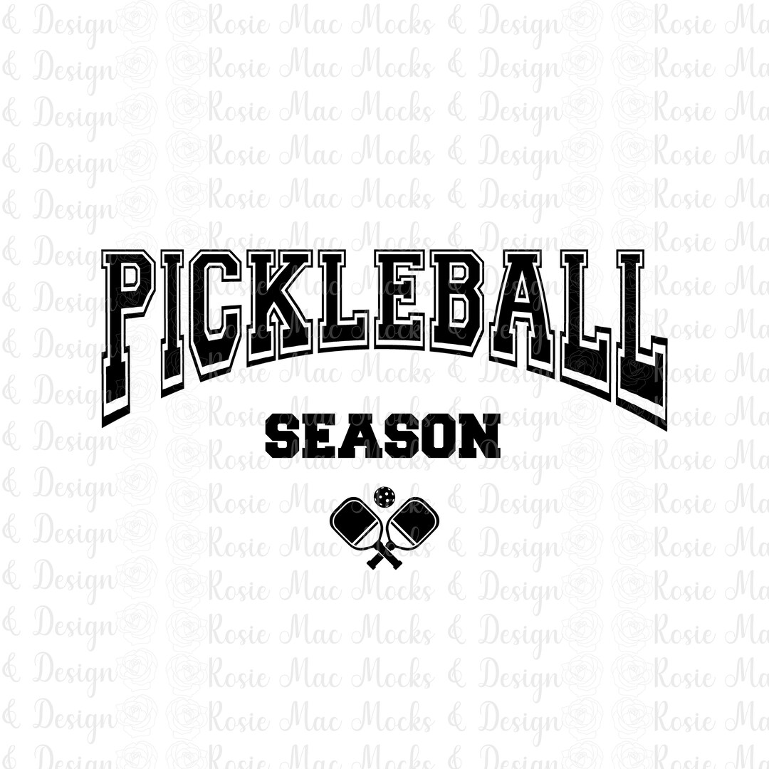 Pickleball Season PNG Preppy Pickleball Digital Downloads Collegiate ...