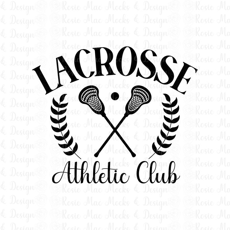 Lacrosse PNG Preppy Athletic Club Digital Download for Sports Mom ...