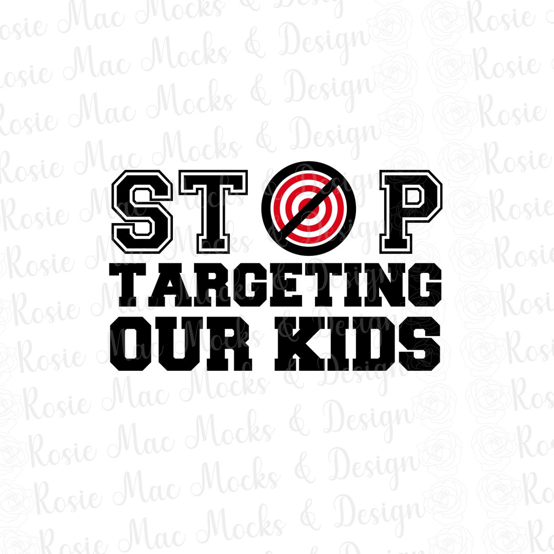 Stop Targeting Our Kids PNG Collegiate Retro Mama Bear PNG Protect Our ...