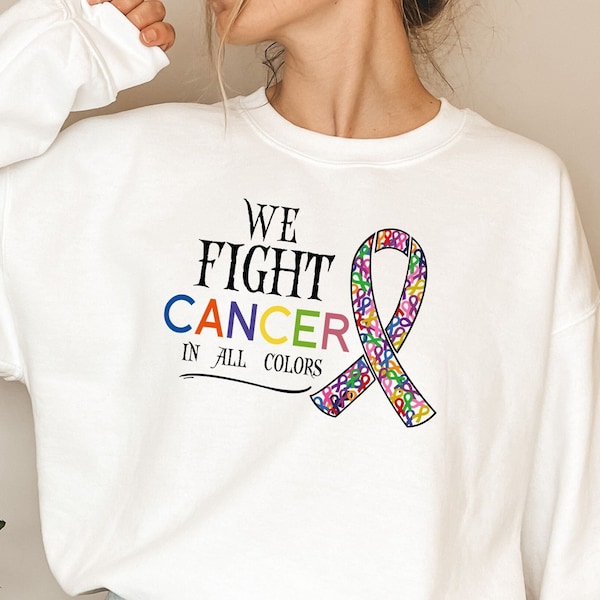 Cancer in All Colors Shirt - Etsy