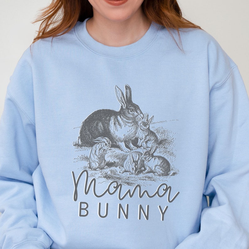 Rabbit Sweater Bunny Sweater Bunny Hoodie Cottage Core Shirt Forestcore ...