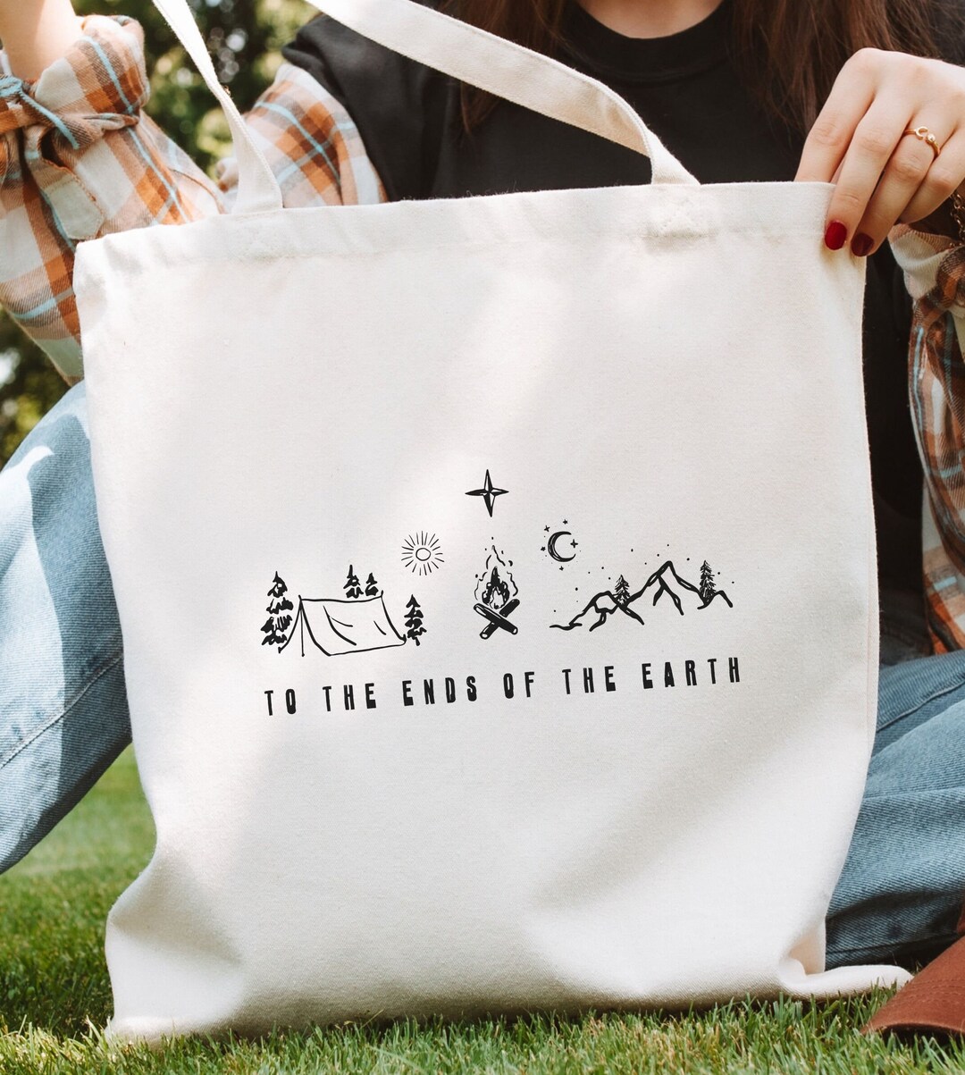 Cottagecore Tote Bag Unique Camping Gift Gifts for Camping Lovers ...