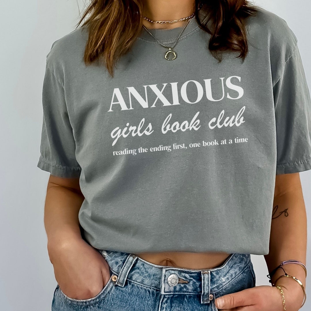 Retro Bookish Mental Health Booktok Clothes Book Lover Shirt Book Nerd ...