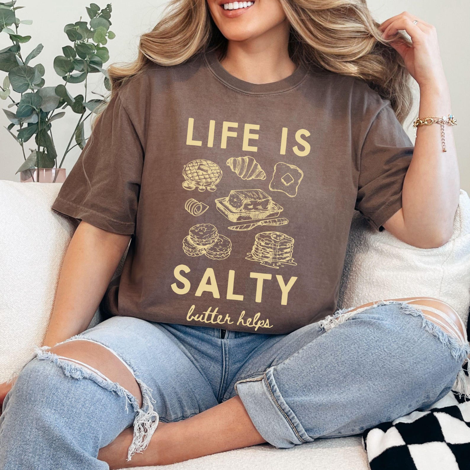 Butter Shirt Preppy Stuff Salted Butter Tee Culinary Shirt Oddly ...