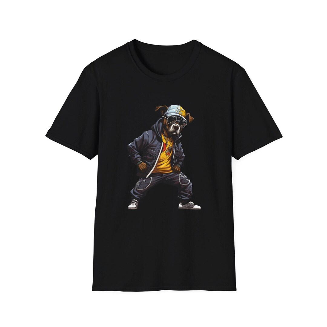 Doggie Dance Sensation in Hip Hop Attire Unisex T-shirt - Etsy