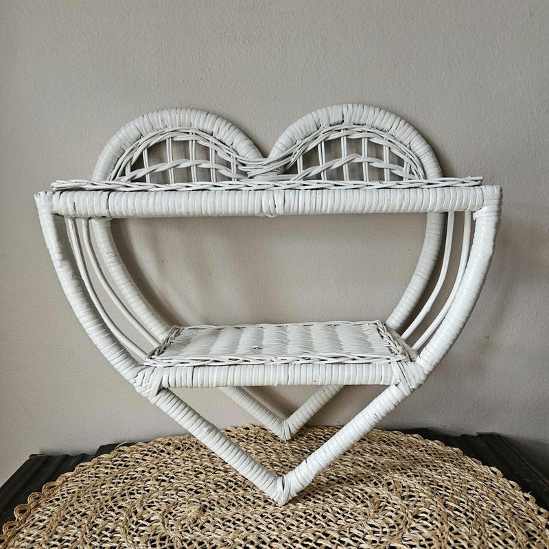 Wicker Corner Shelf - Etsy