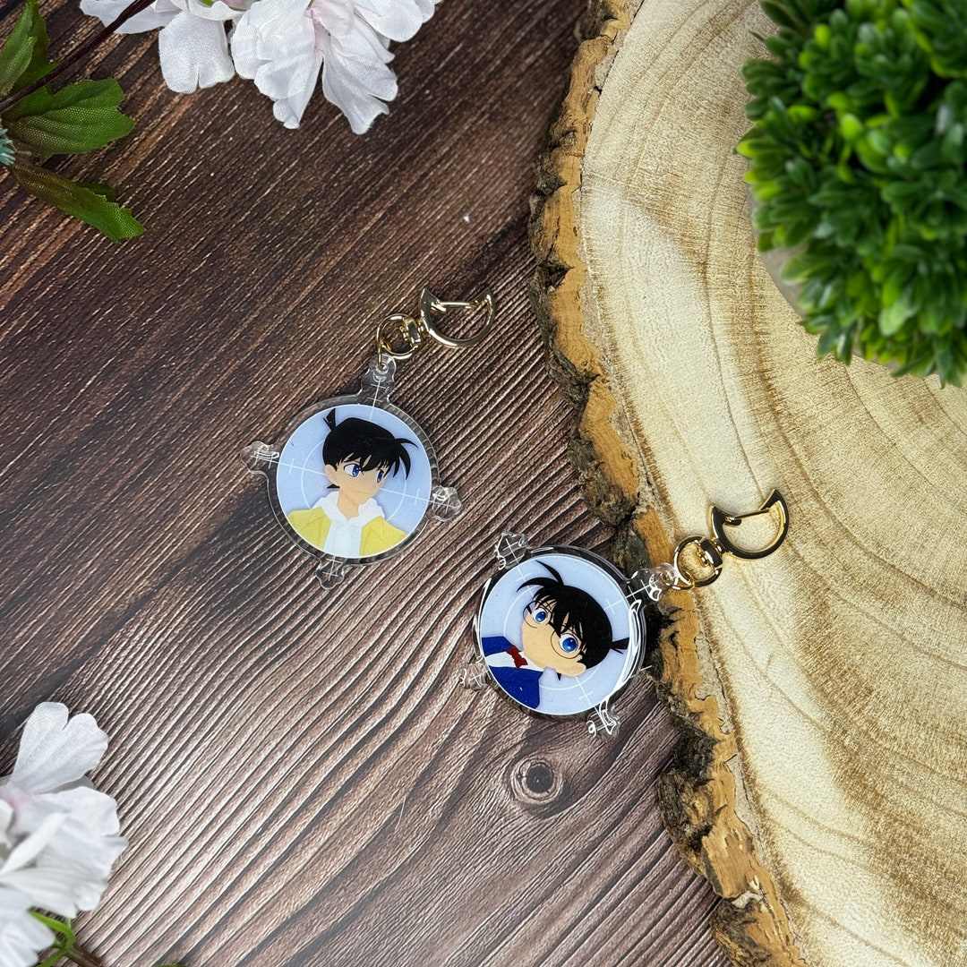 Conan & Shin'ichi Kudō 3D Acrylic Keychain Detective Conan Acrylic ...