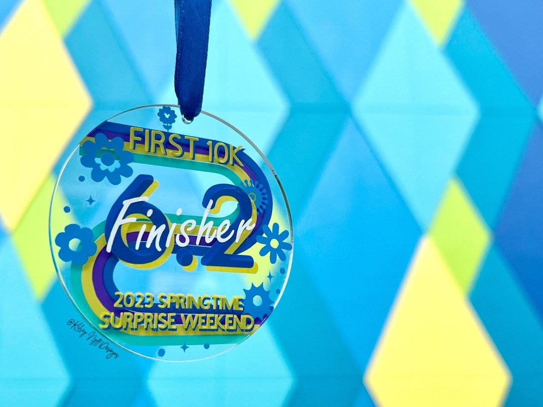 2023 Springtime Surprise Weekend 1st 10K Acrylic Keepsake Ornament ...