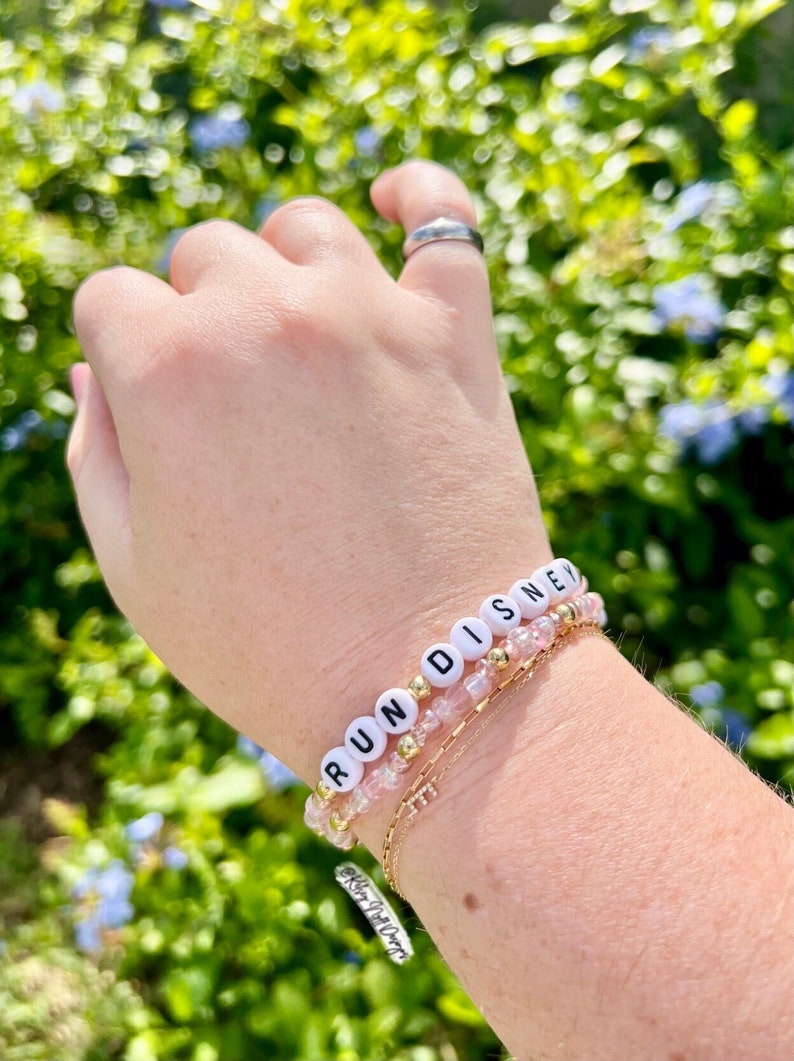 Rundisney Beaded Friendship Bracelets | Runner Trading, Race Weekend ...