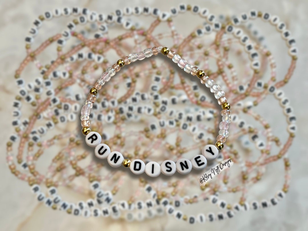 Rundisney Beaded Friendship Bracelets Runner Trading, Race Weekend ...