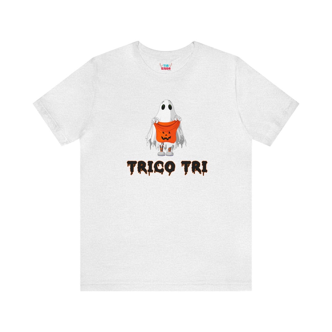 Trico Tri Halloween Shirt, Costume Graphic Tee - Etsy UK