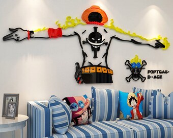 One Piece 3d Sticker - Etsy