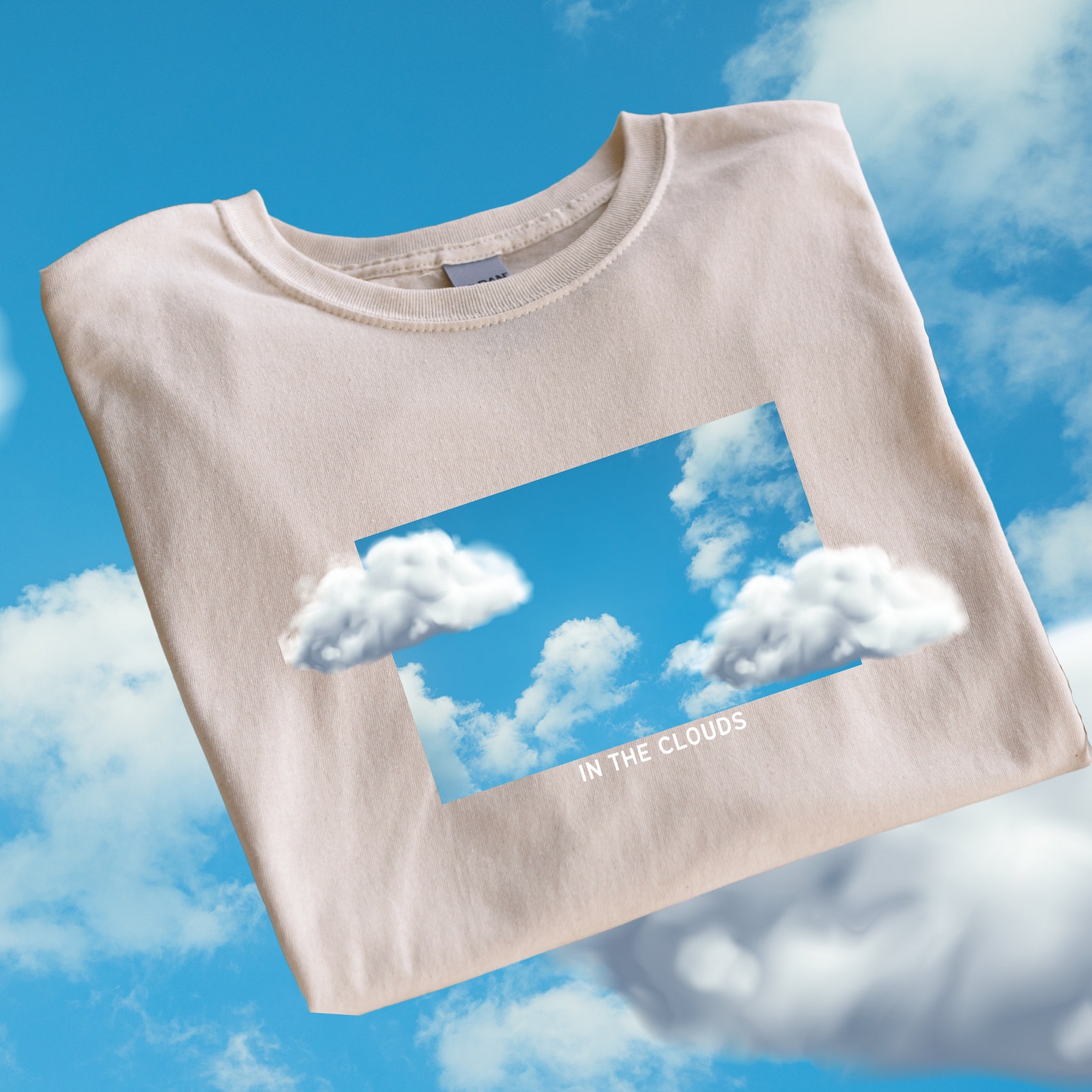 In the Clouds Tee + Simple Unisex Tee + Cool Clouds Design + Awesome ...