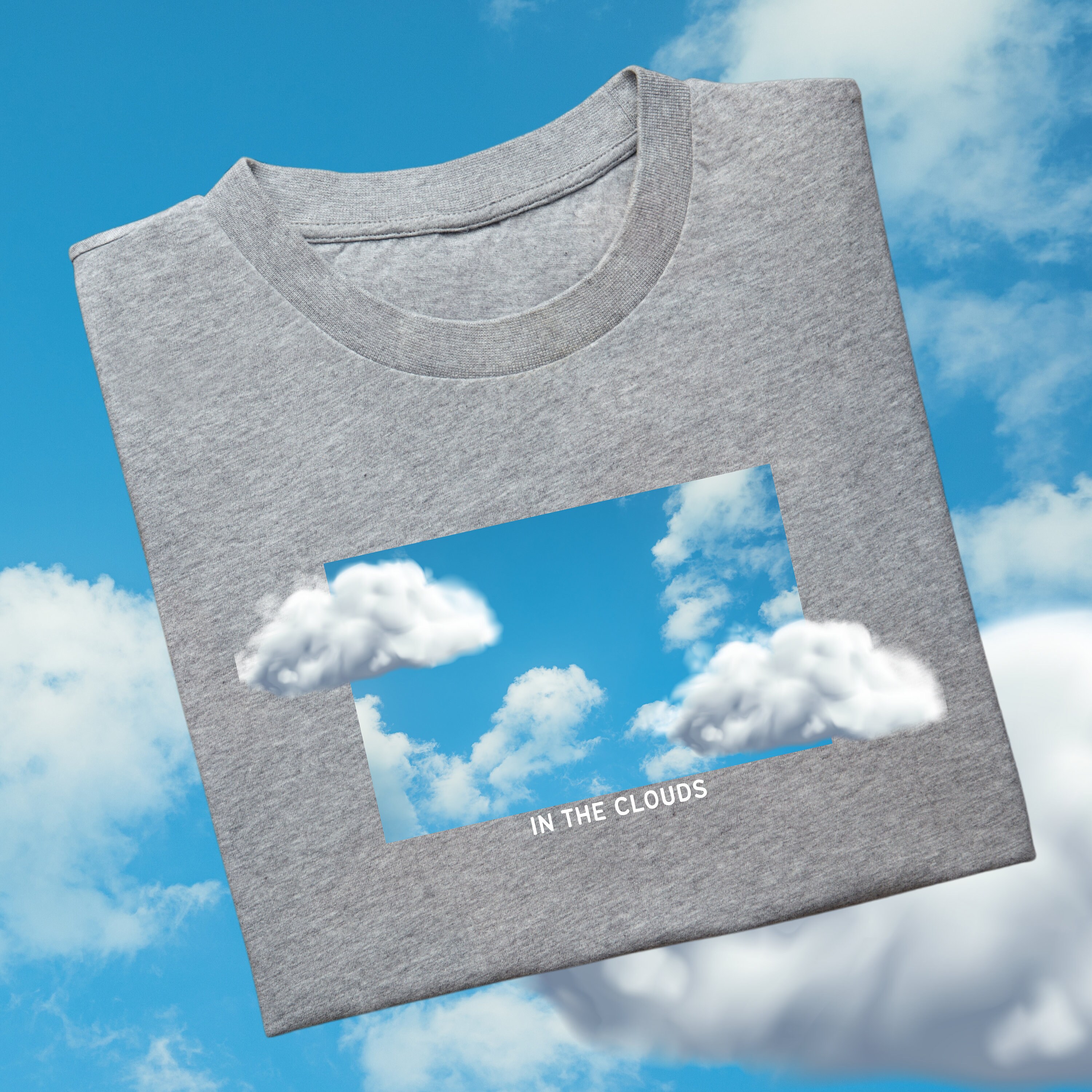 In the Clouds Tee + Simple Unisex Tee + Cool Clouds Design + Awesome ...