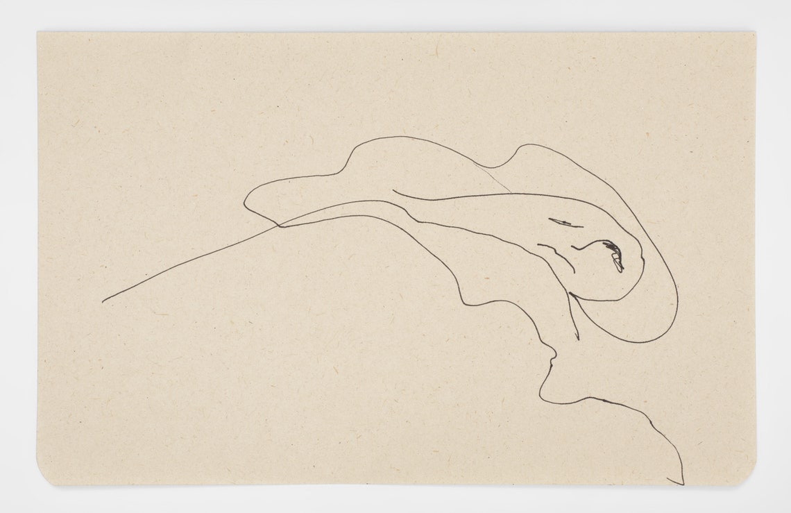 Original Minimalist Ink Drawing. Rest. Chill. Cozy. Home. Figure ...