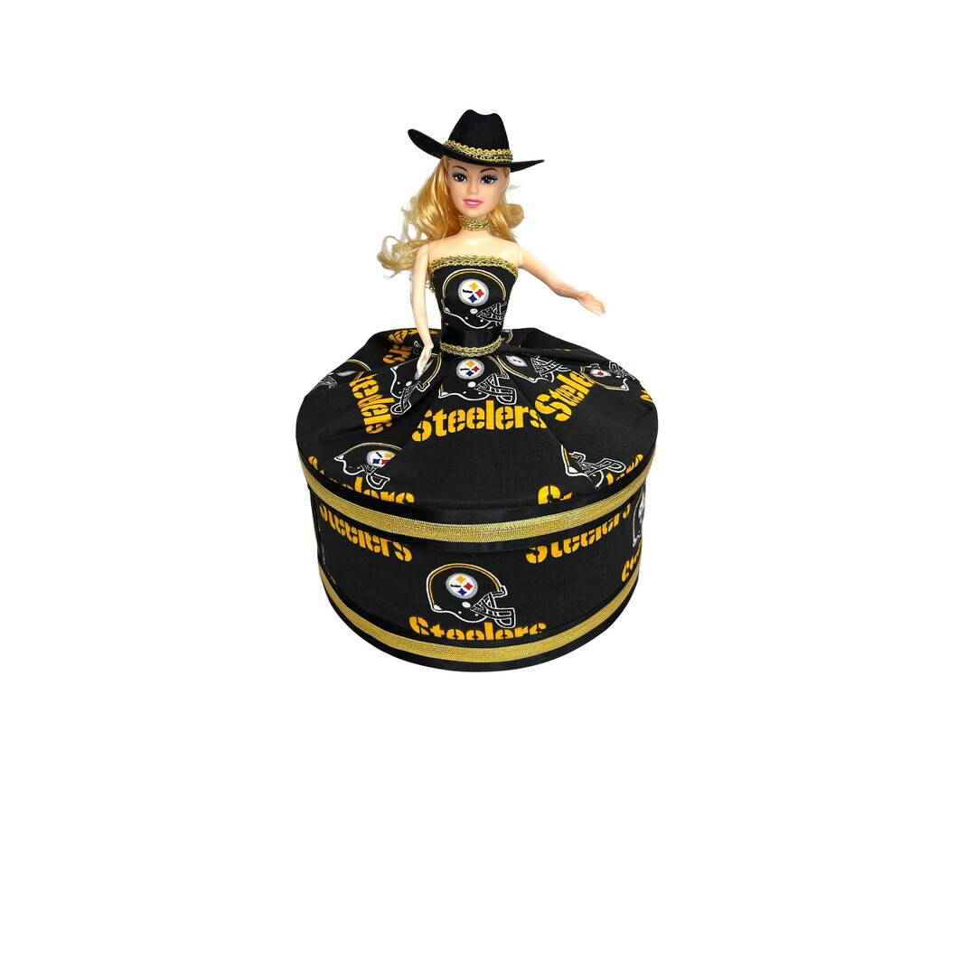 Handmade Pittsburgh Steelers Doll Box: NFL Keepsake Trinket Storage - Etsy