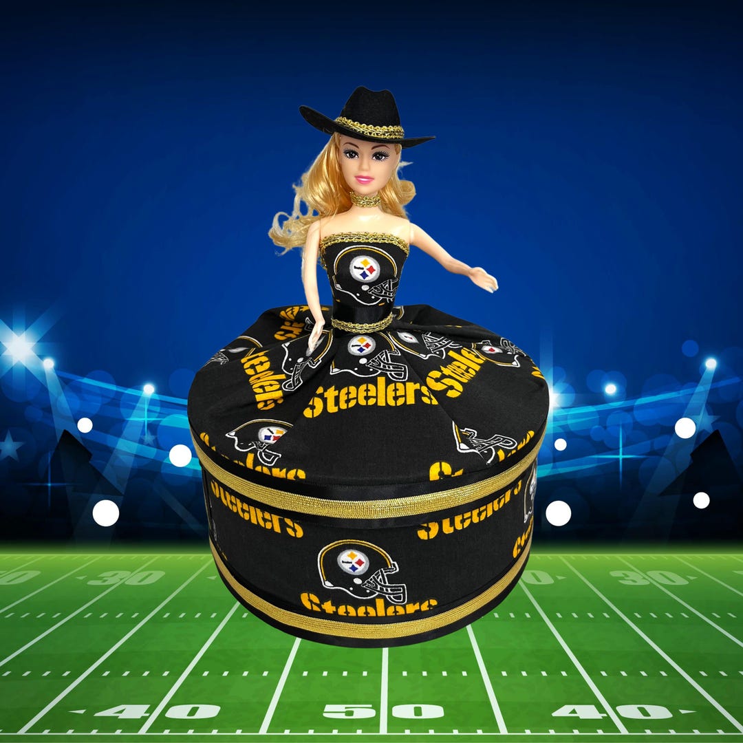 Pittsburgh Steelers Doll Box NFL Gift for Fans Events Parties, Sports ...