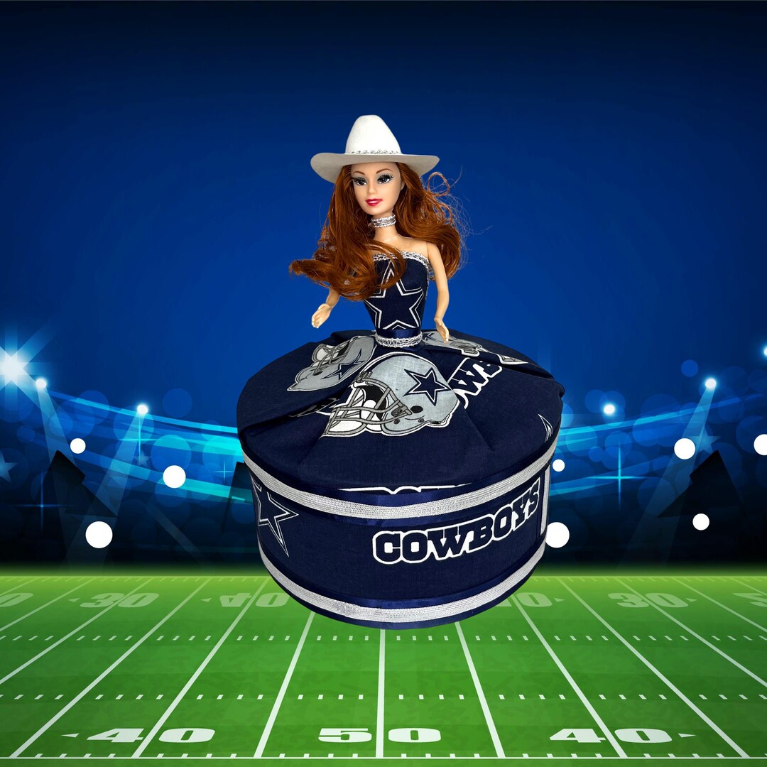 Dallas Cowboys Doll Box NFL Gift for Fans Events Parties, Sports Room ...