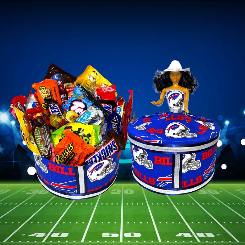 Buffalo Bills Doll Box Candy Snack Box NFL Box Football Gift for Fans ...